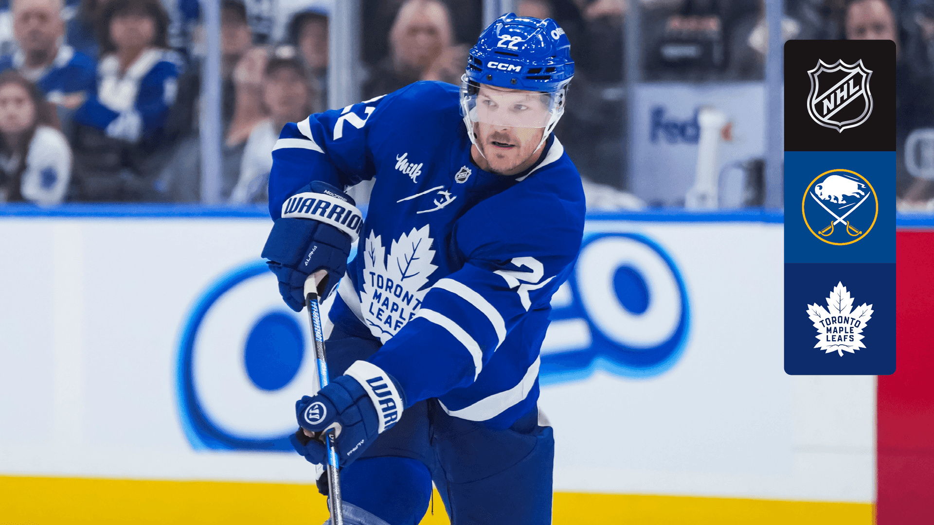 Watch Sabres @ Maple Leafs (Away Broadcast) Live Stream Online | DAZN MC