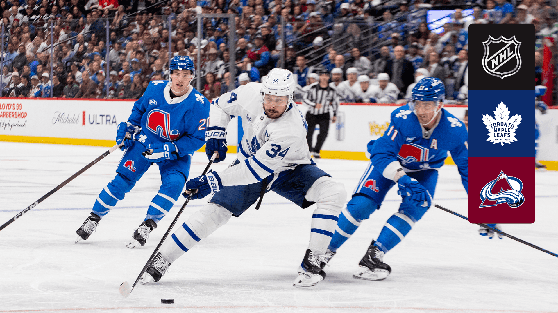 Watch Maple Leafs @ Avalanche Live Stream Online | DAZN ID