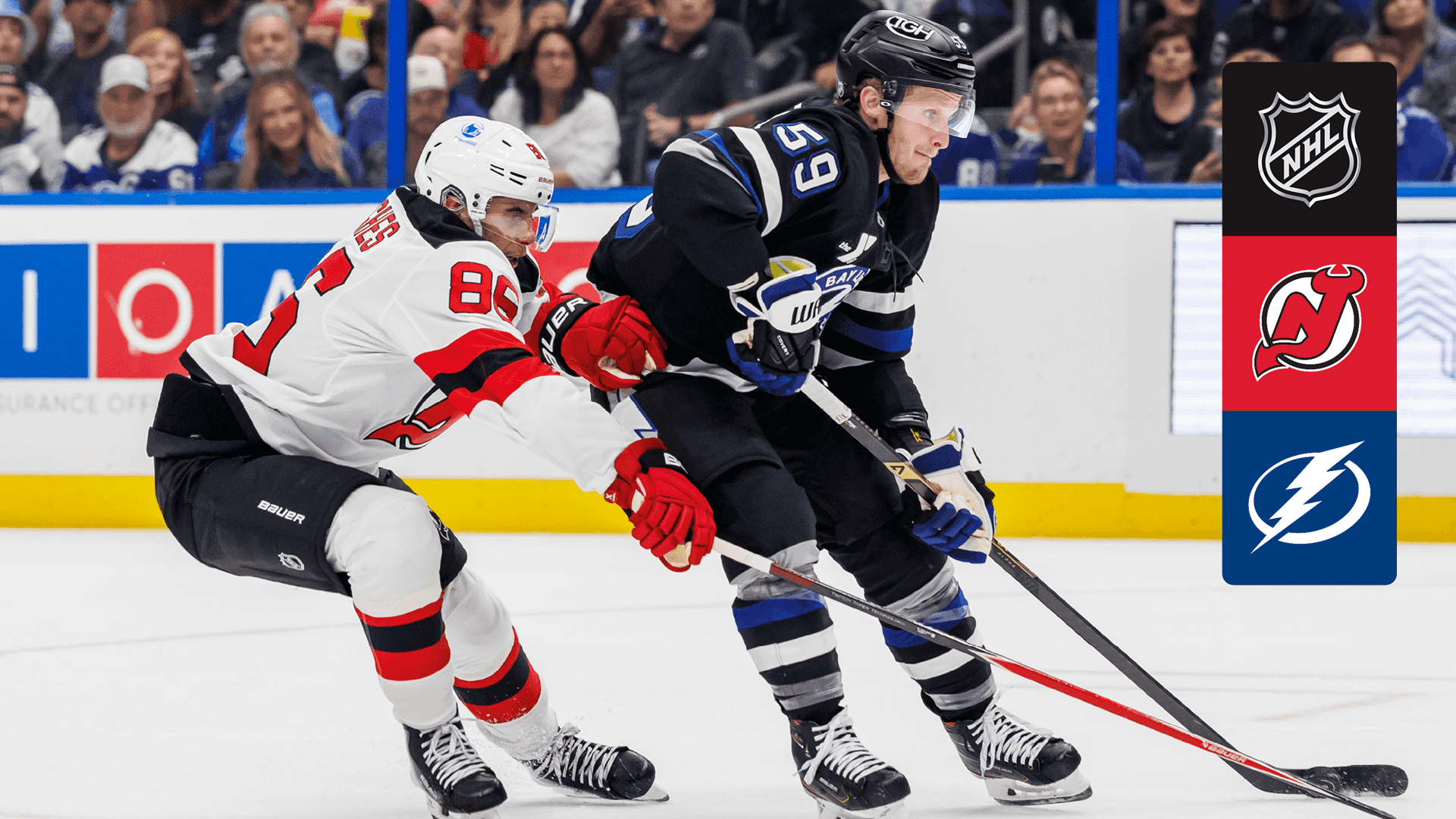 Watch Devils @ Lightning Live Stream Online | DAZN YT