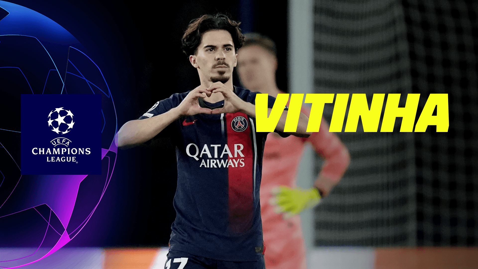 Watch Vitinha | PSG x Barcelona Online | DAZN PT