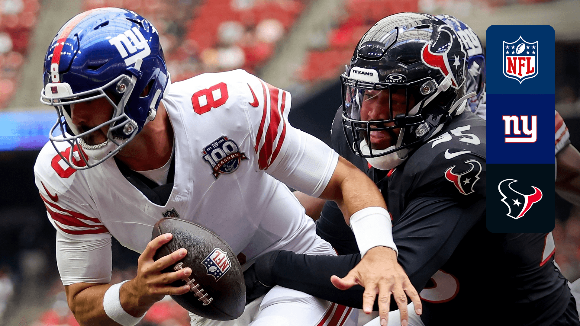 Watch Giants @ Texans Live Stream | DAZN GP