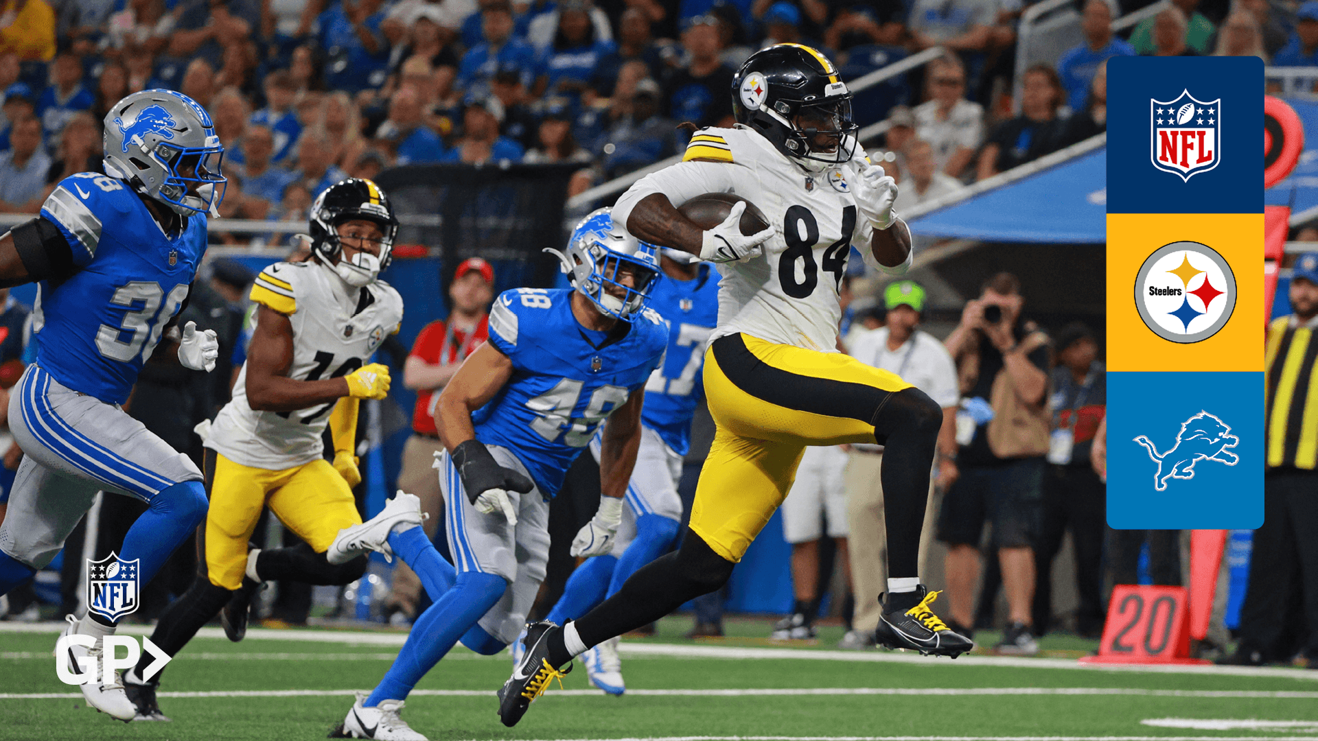 Watch Steelers @ Lions Live Stream Online | DAZN AE