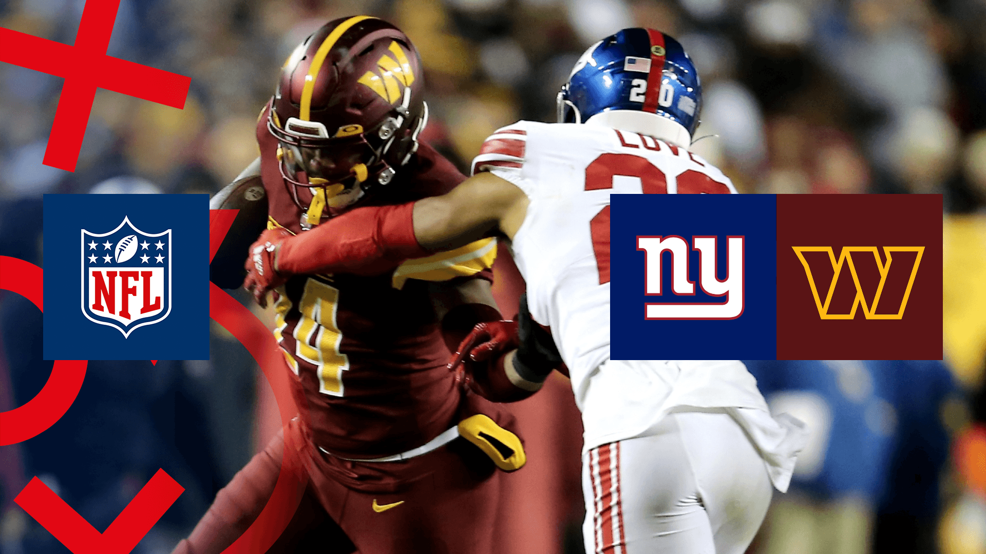 Watch Giants @ Commanders Live Stream | DAZN CA