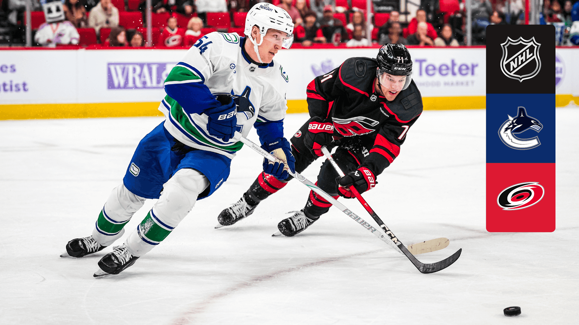 Watch Canucks @ Hurricanes Live Stream Online | DAZN EE