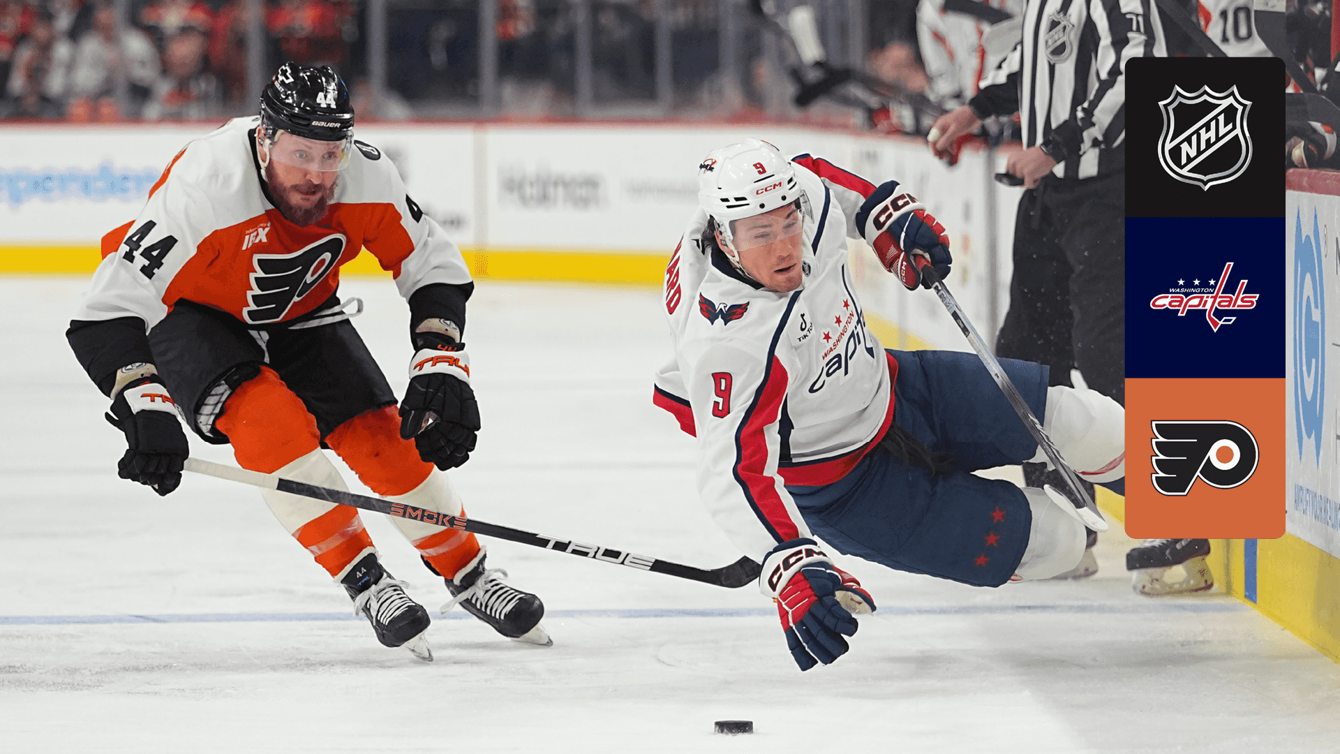 Watch Capitals @ Flyers Live Stream Online | DAZN AE