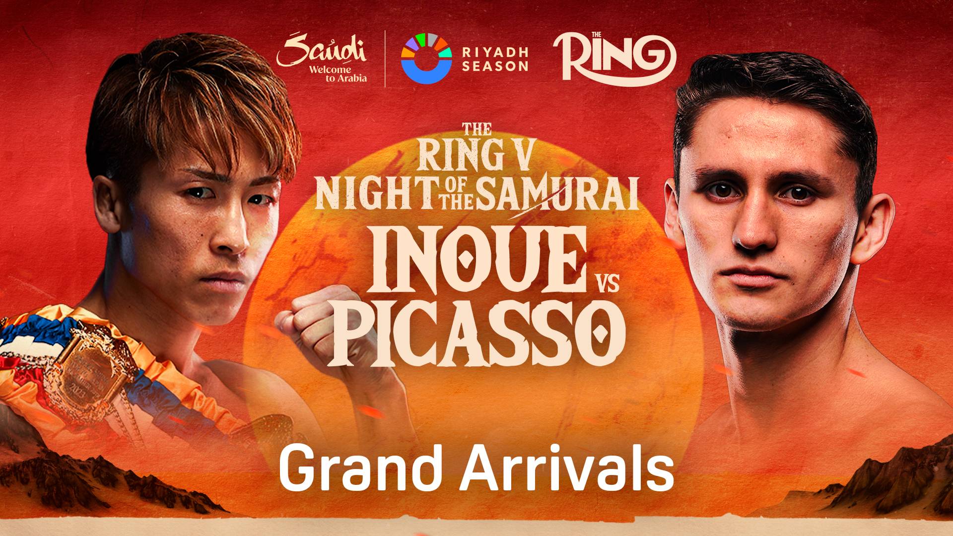 Watch The Ring V: Grand Arrivals Live Stream Online | DAZN BE