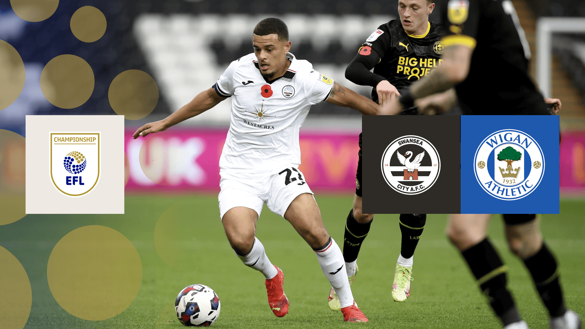 Watch Swansea v Wigan Live Stream | DAZN DE