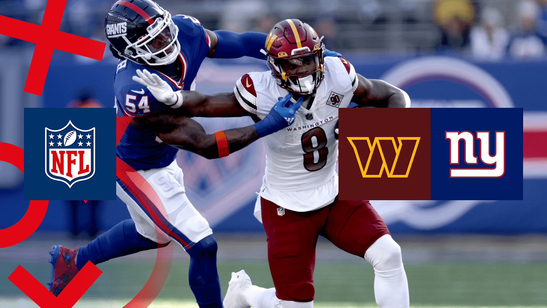 Washington Commanders @ New York Giants in Diretta Streaming | DAZN IT